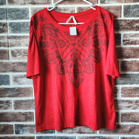 Roper | Tops | New Red Roper Brand Tee | Poshmark